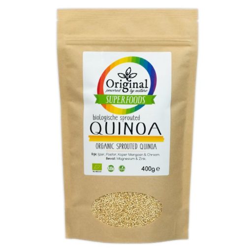 Quinoa germé bio Original Superfoods 400g | cru vegan nutrition ...